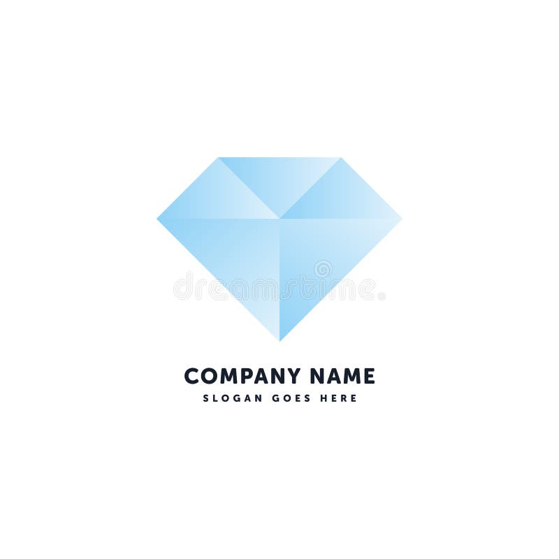 Diamond Vector Logo. Creative Abstract Icon Mark Design Template Stock ...