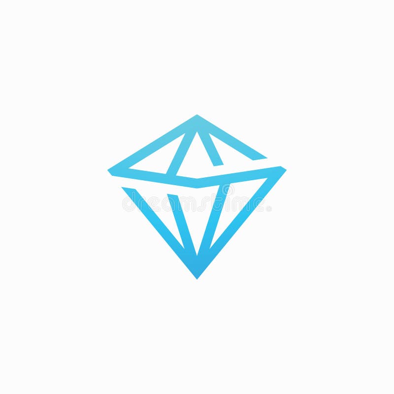 Diamond Vector Logo Icon Design Template Stock Vector - Illustration of ...
