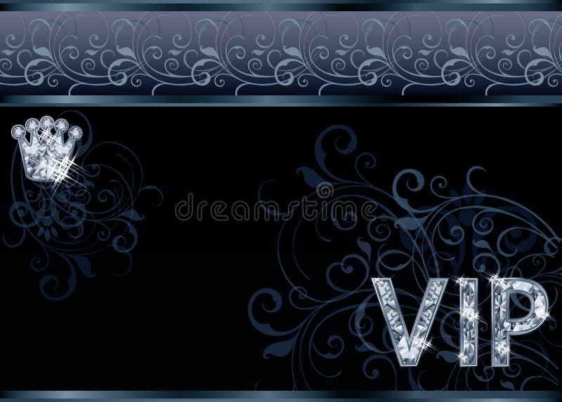 Dark Blue Ornate Background with Golden Floral Frame. Stock Vector ...