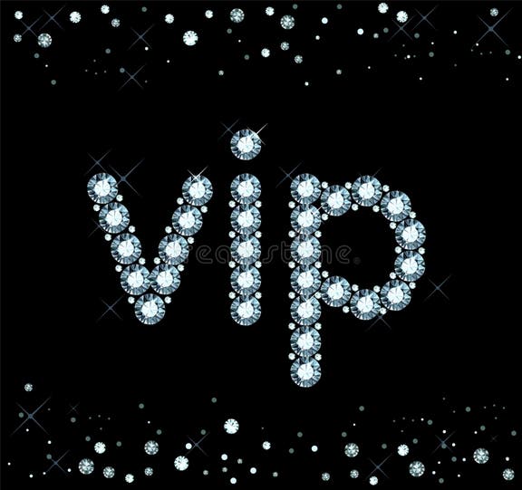 Diamond Vip Sign stock vector. Illustration of expensive - 35867376