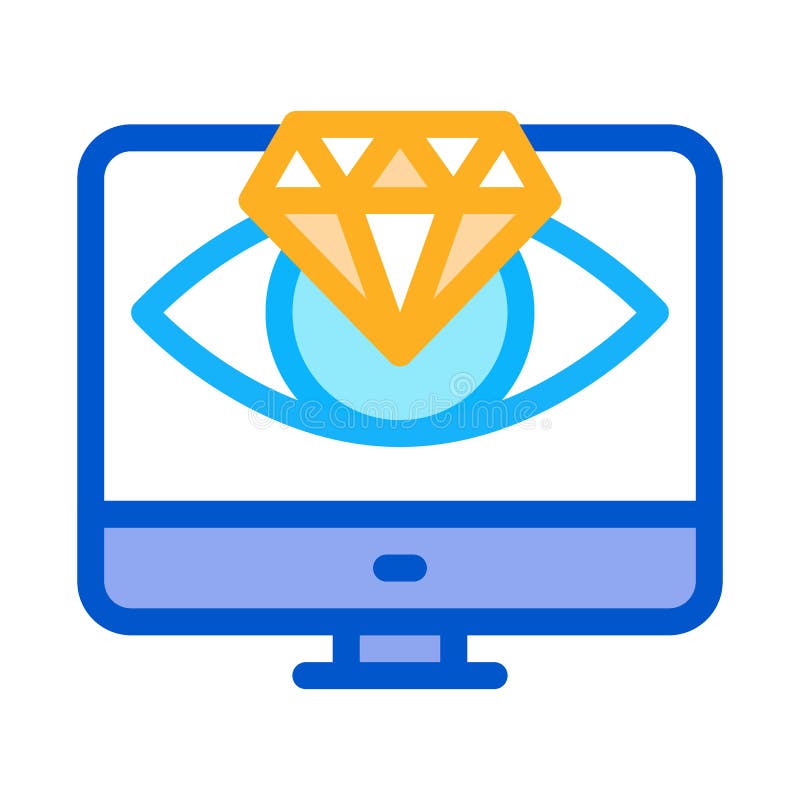 Computer Vision Creative Advertising Banner Vector Stock Vector ...