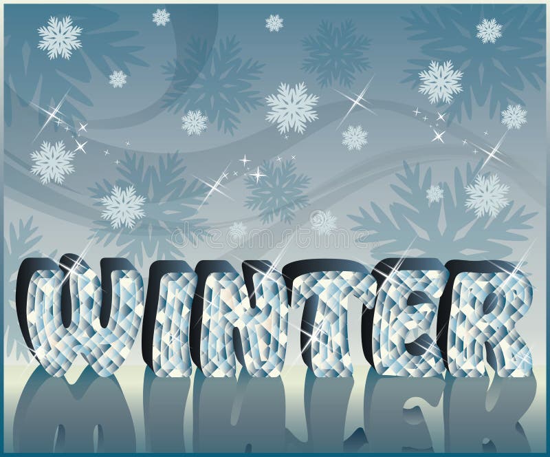 Winter #2 stock vector. Illustration of shape, colder - 12163514