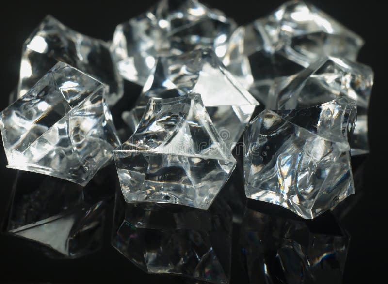 Diamonds on a Black Background. Stock Image - Image of carat, beautiful ...