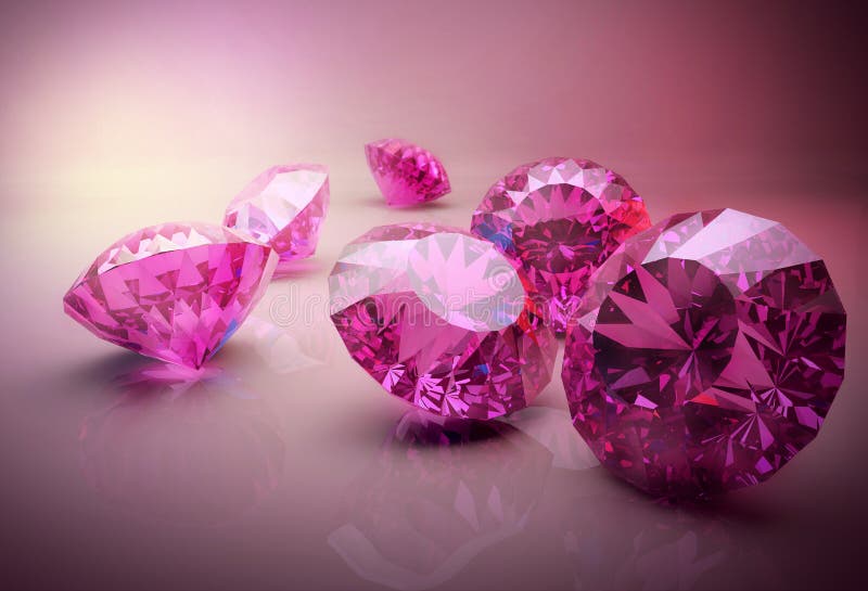 Brilliant pink diamond stock photo. Image of stone, fashion - 2936562