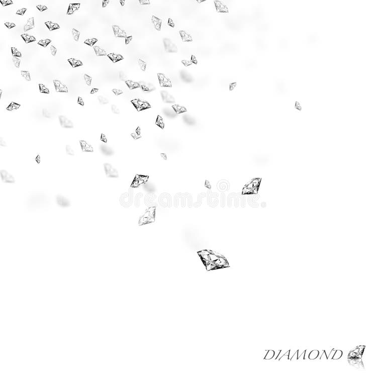 Falling Diamonds White Background Stock Illustrations – 272 Falling ...