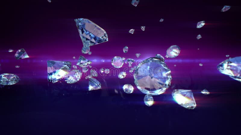 Falling diamonds stock footage. Video of diamonds, jewelry - 41477714