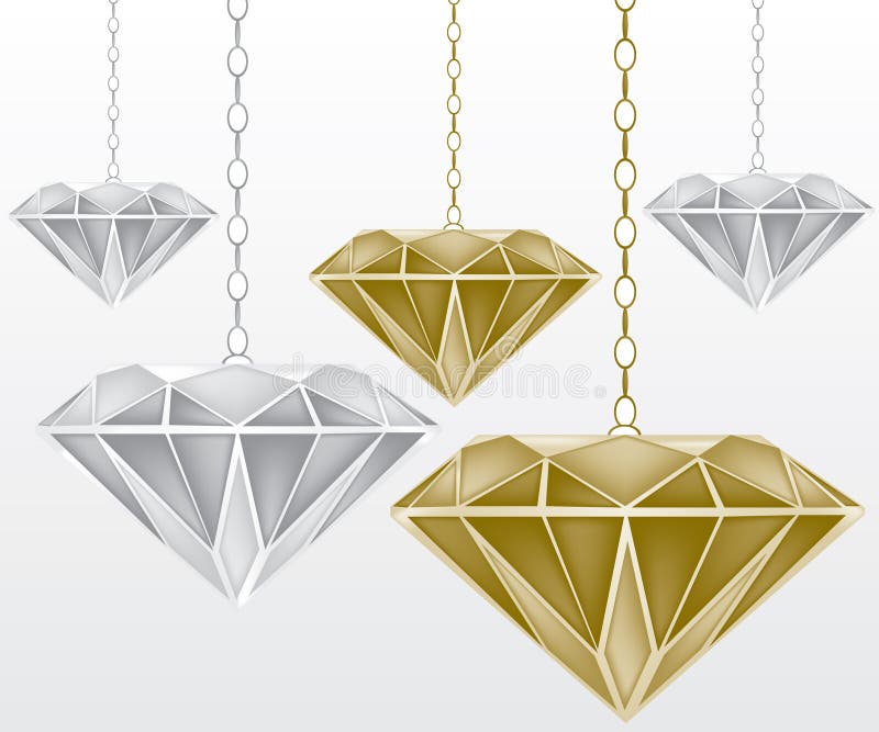 Diamonds illustration stock vector. Illustration of necklace - 21970993