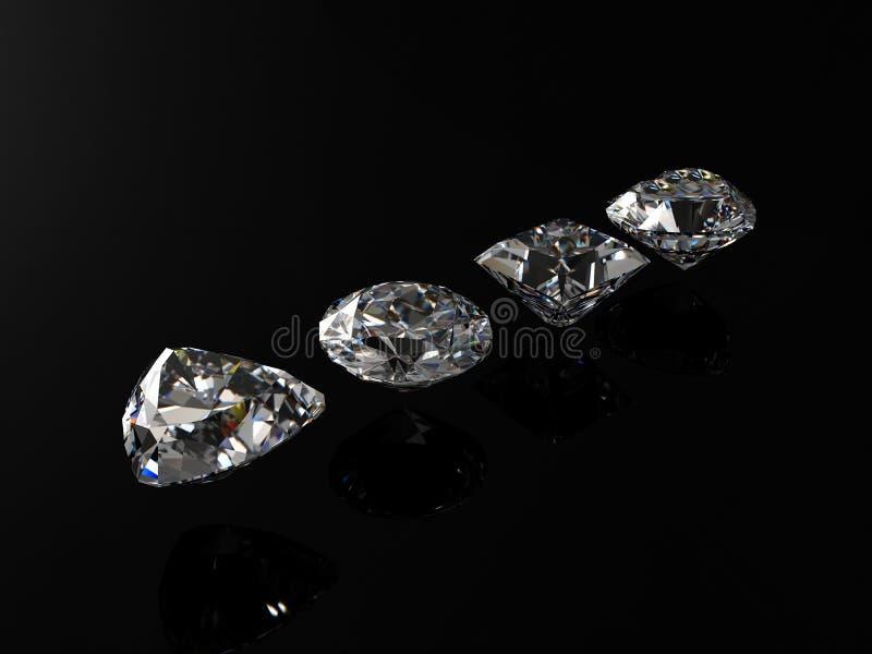 Precious Diamonds stock illustration. Illustration of diamonds - 6188388
