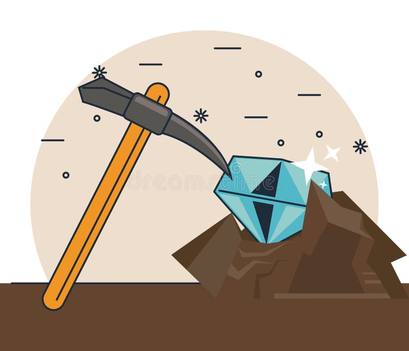 Diamond Mining Clipart Free
