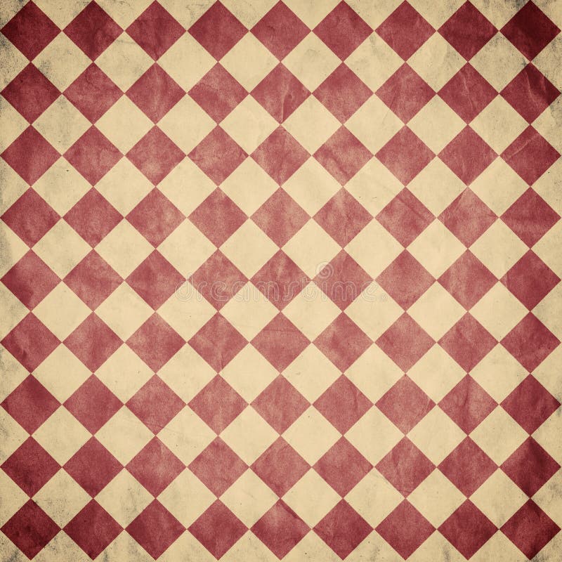 Retro Diamonds Background with Grunge Effects. Stock Vector ...