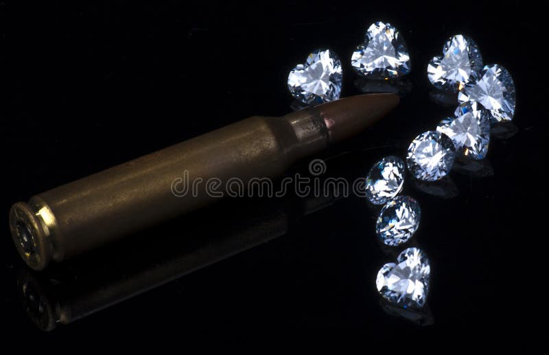 Diamonds Question Mark with a Bullet Stock Photo - Image of gemstone ...