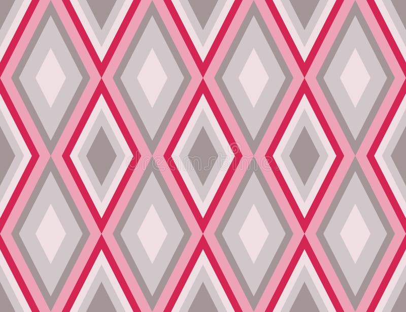 Diamonds Seamless Retro Abstract Pattern Stock Vector - Illustration of ...