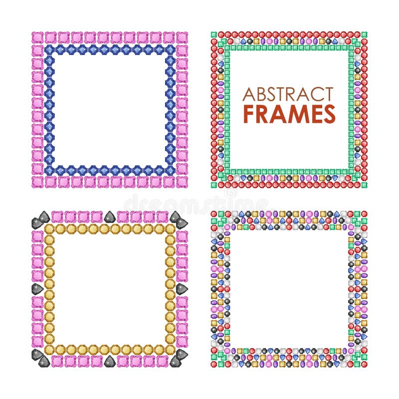 Diamond Ruby Borders Stock Illustrations – 56 Diamond Ruby Borders ...