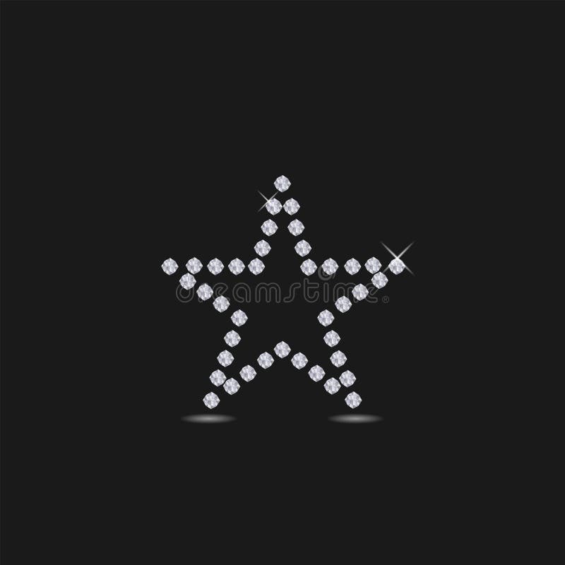 Diamonds star shape stock vector. Illustration of expensive - 163951065