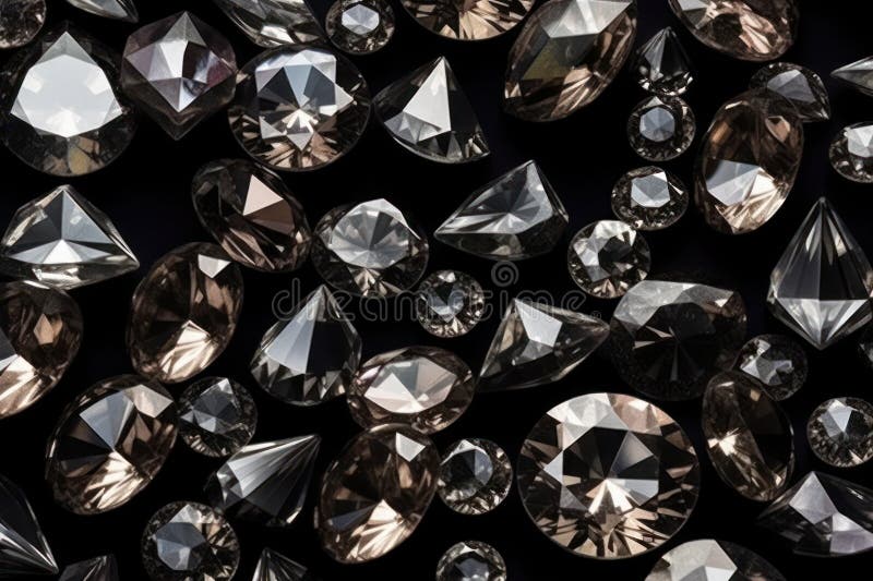 Diamonds Texture: a Minimalistic Top View with Plenty of Copy Space ...