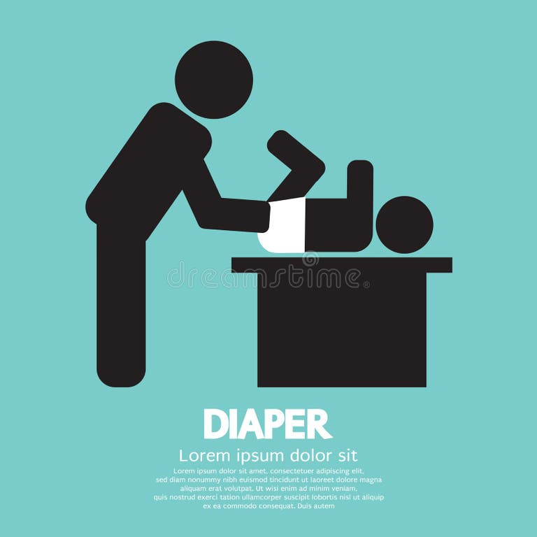Changing Diaper Stock Illustrations – 663 Changing Diaper Stock ...