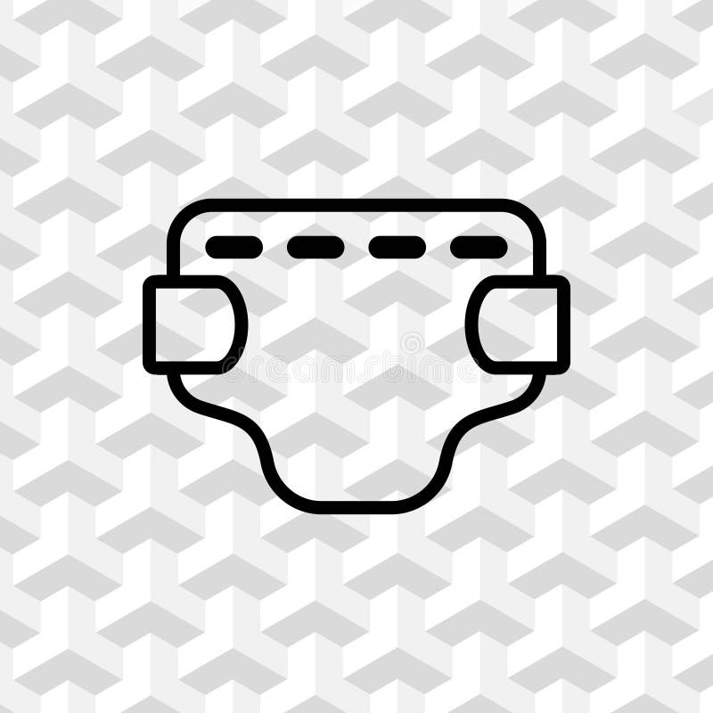 Diaper Icon Stock Vector Illustration Flat Design Stock Vector ...
