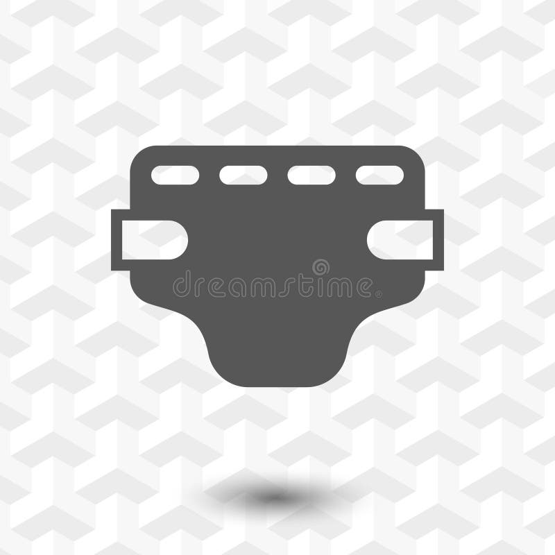 Diaper Icon Stock Vector Illustration Flat Design Stock Vector ...