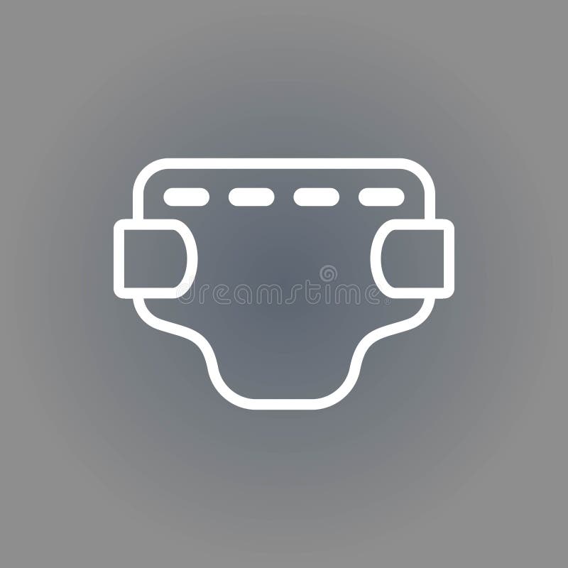 Diaper Icon Stock Vector Illustration Flat Design Stock Vector ...