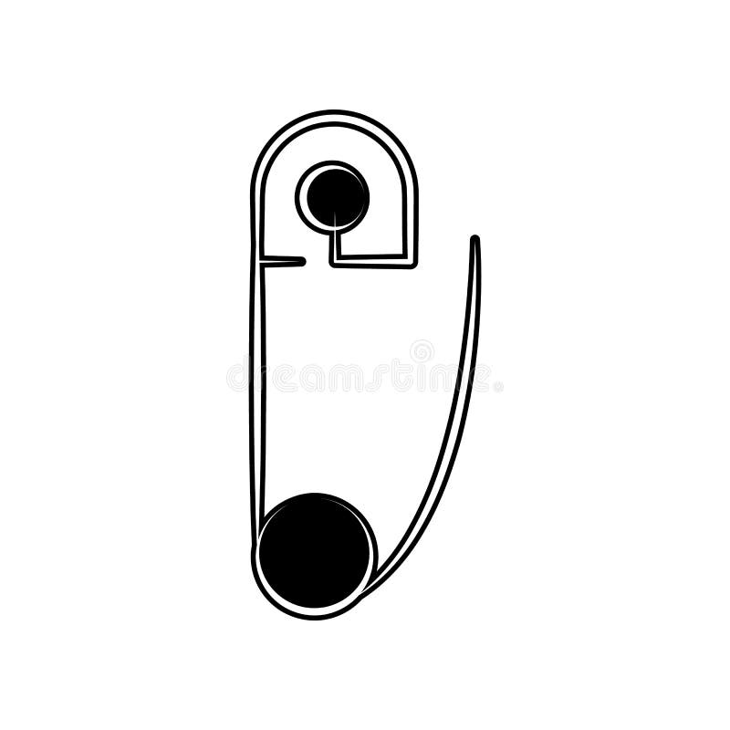 Diaper Pin Icon. Element of Maternity for Mobile Concept and Web Apps ...