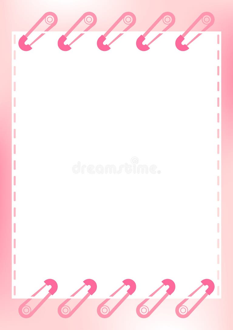 Diaper Pin Border Stock Illustrations – 20 Diaper Pin Border Stock ...