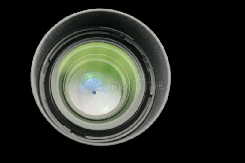 Diaphragm of a Camera Lens Aperture. Stock Image - Image of pixel ...