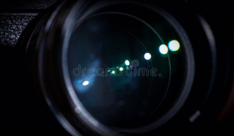 The Diaphragm of a Camera Lens Aperture. Stock Photo - Image of macro ...