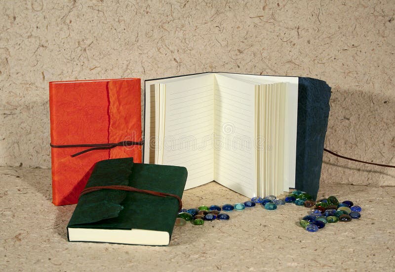 Diaries stock image. Image of handmade, books, stacked - 13176765