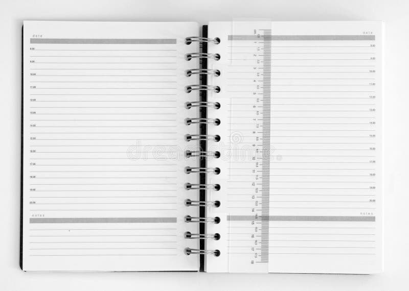 Organiser Diary Page stock image. Image of traditional - 79193063