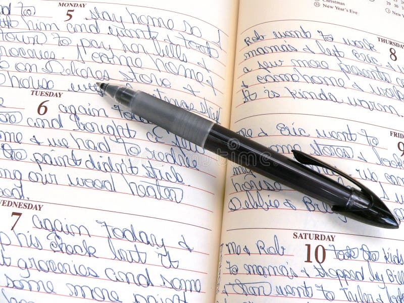 Diary stock image. Image of hand, journal, diary, private - 144989