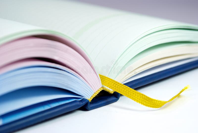 Diary stock image. Image of clean, open, macro, ribbon - 29517641