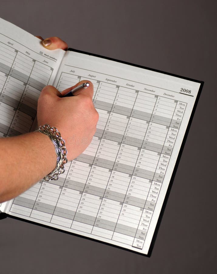 Diary stock image. Image of plan, writing, book, year - 4174009