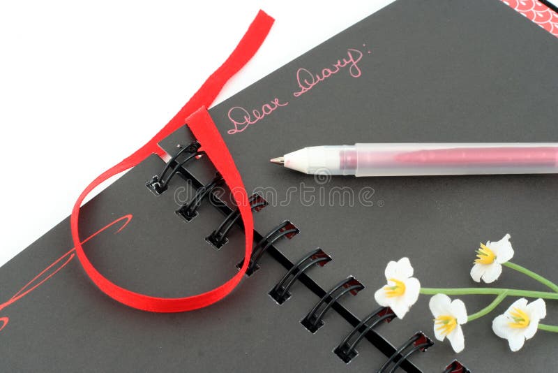 Diary stock photo. Image of write, entry, private, bookmark - 830606