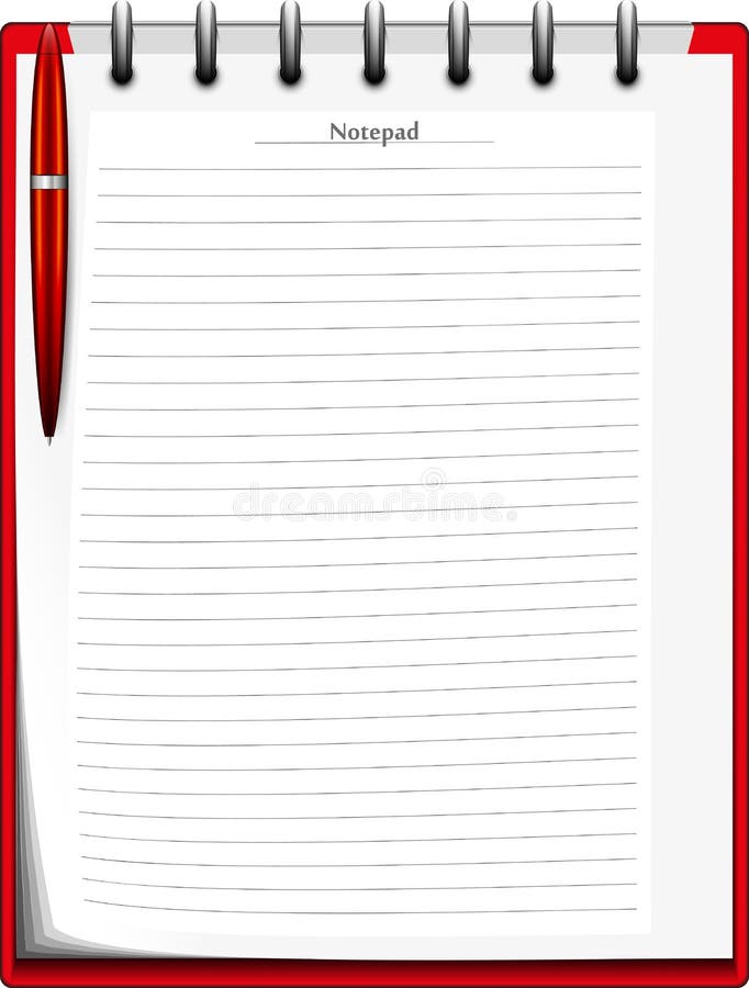 Diary stock vector. Illustration of binder, backgrounds - 45124660