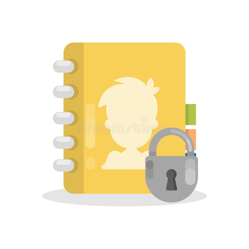 Diary With Lock Clipart