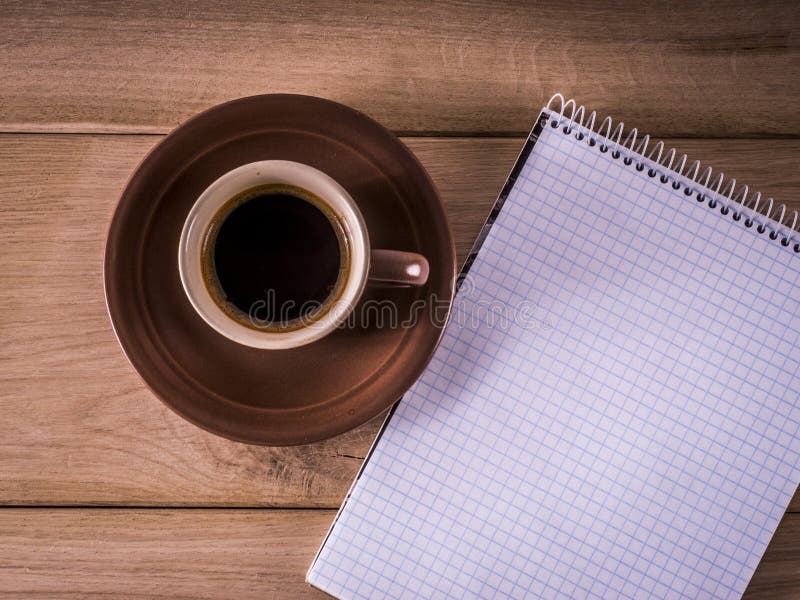 Diary and Coffee stock image. Image of business, caffeine - 40863885