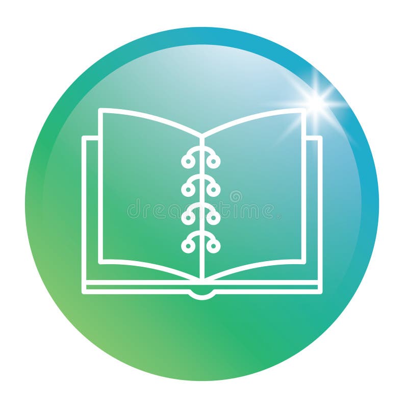 Diary Glossy Button. Vector Illustration Decorative Design Stock Vector ...