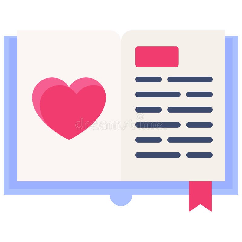 Diary Icon, Valentines Day Related Vector Stock Vector - Illustration ...