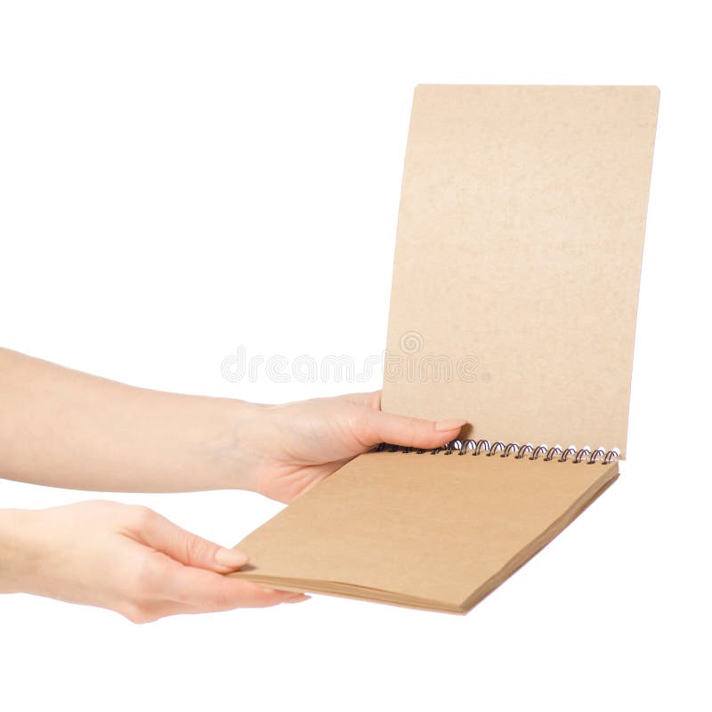 The diary notebook in hand stock photo. Image of meeting - 110582862