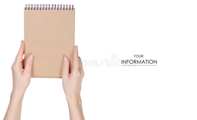 The Diary Notebook in Hand Pattern Stock Image - Image of girl, male ...