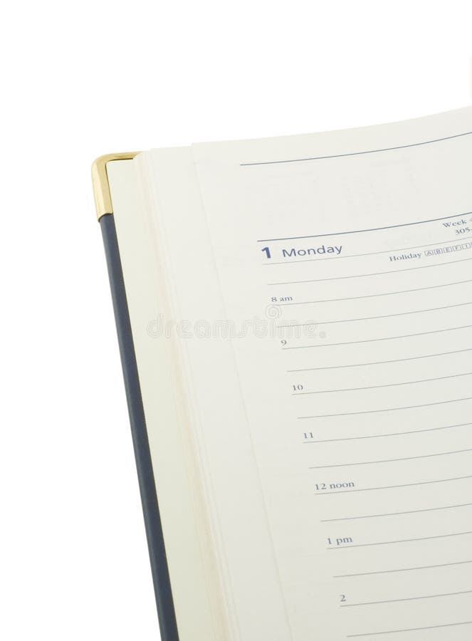 Notebook Diary Inside Pages Stock Photo - Image of binding, journal ...