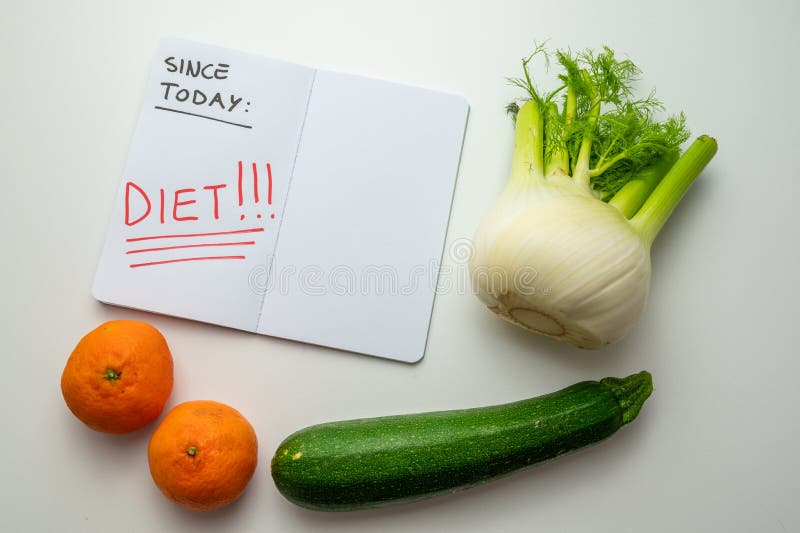 Today Diet, Declaration with Multicolored Stones Stock Photo - Image of ...