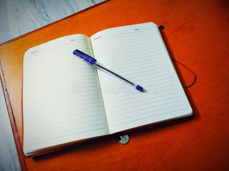 Diary and pen stock image. Image of writing, people - 132162341