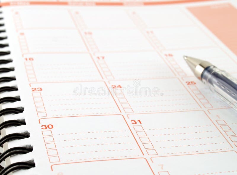 Close-up Planner Book with Date and Checklist Box for daily To-do List ...