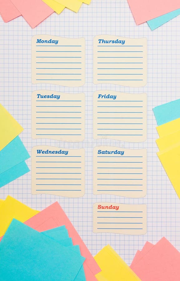 Diary of a Student S School Stock Photo - Image of pencils, calendar ...