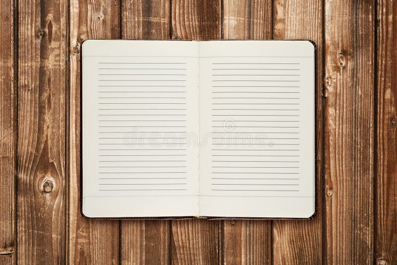 Diary on table stock image. Image of paper, table, wood - 61373215
