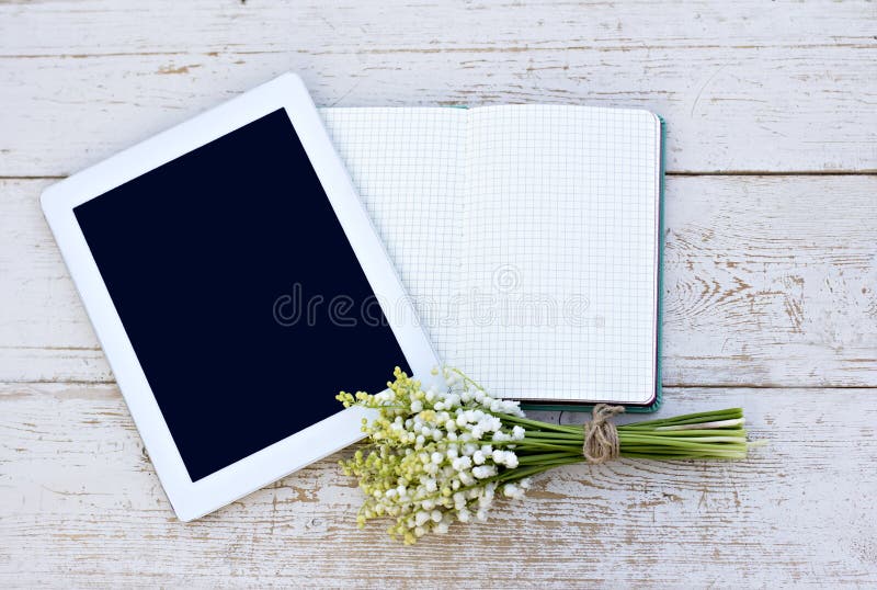 Diary, a tablet computer stock photo. Image of money - 68823152