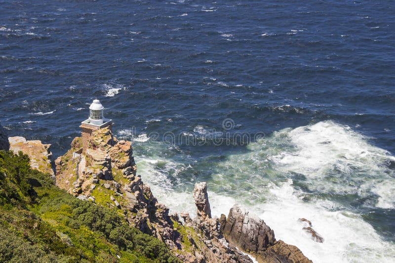Dias Point lighthouse stock image. Image of famous, pathway - 48885819