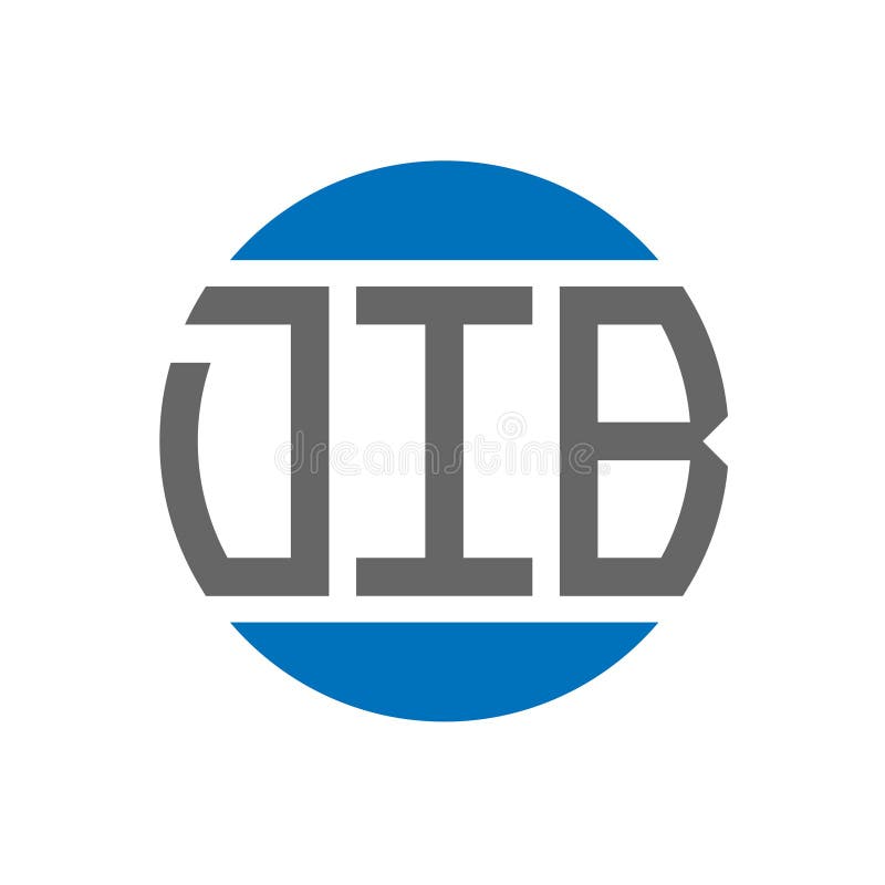 DIB Letter Logo Design on White Background. DIB Creative Initials ...