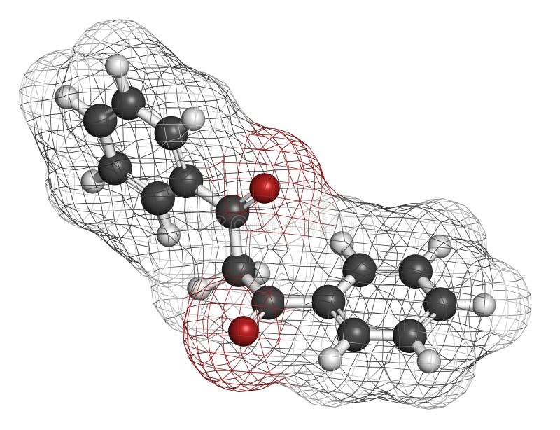 Dibenzoylmethane Molecule. Skeletal Formula. Stock Vector ...